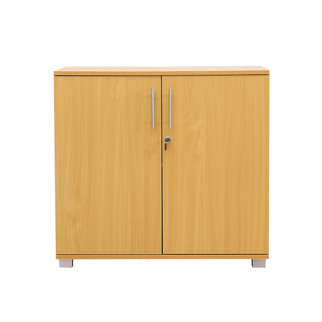 SD-IV01 Beech 2 Door Storage Cabinet | Locking Doors 1400mm