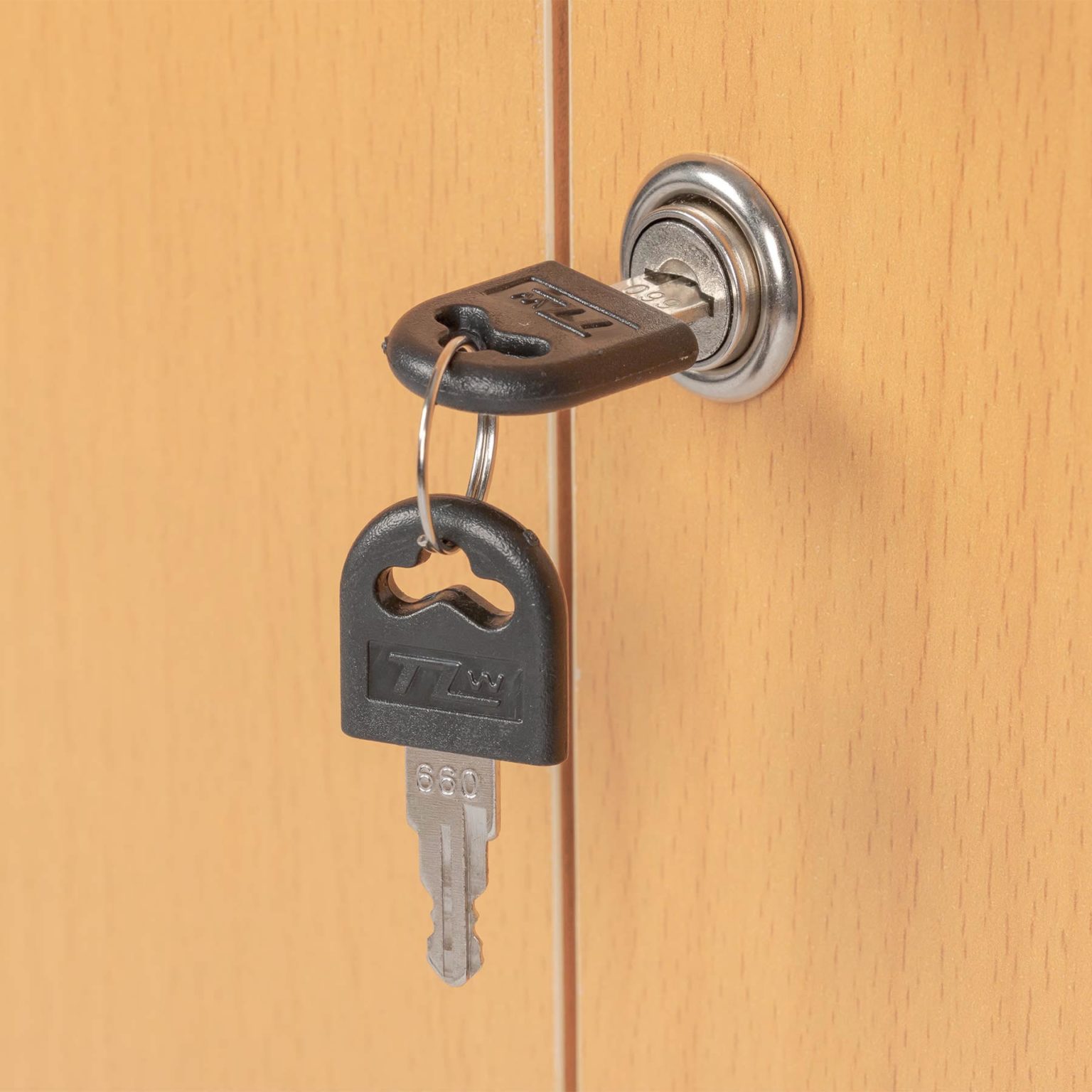 SD-IV03 Beech 2 Door Storage Cabinet | Locking Doors 1200mm