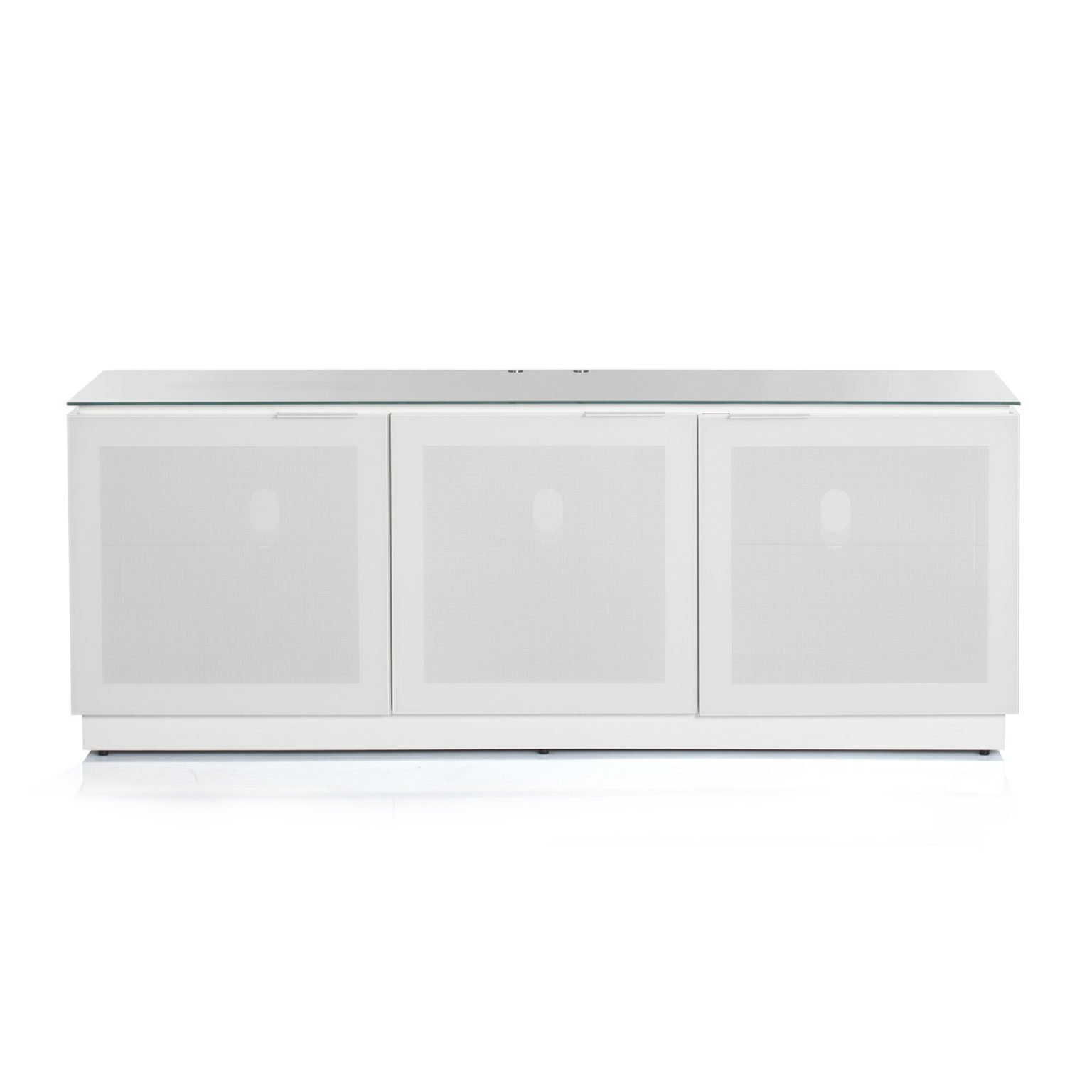 DAIQ2000 Wide White TV Cabinet for up to 80″ screens | MMT